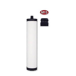 Doulton M15 UltraCarb Ceramic Drinking Water Filter Candle for Franke 02, Franke Triflow, Filterflow, All 1st Gen Steel and 2nd Gen Plastic Housings ¦ FRX01 ¦ 10 inch ¦ M15 Thread ¦ W9223021 (1 Pack)