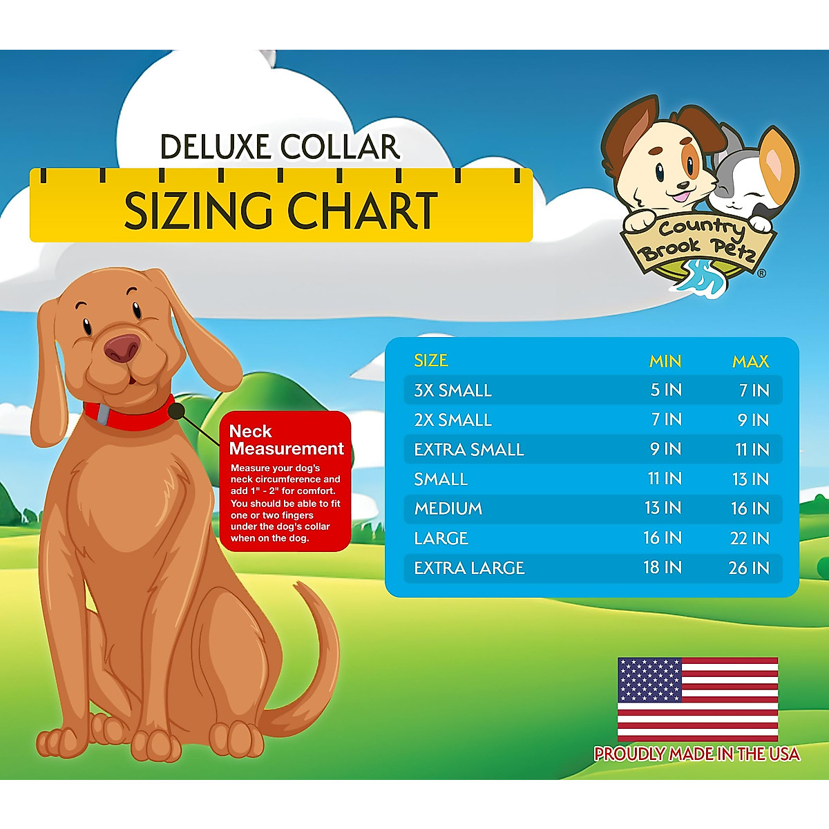 Country Brook Petz - Deluxe Celtic Pride Dog Collar - Made in The U.S.A. - Irish Pride Collection featuring Lucky Designs (1 Inch, Medium)