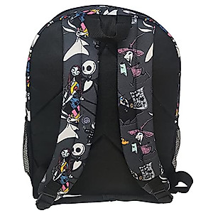 Disney Nightmare Before Christmas 16" Backpack Jack Skellington All Over Print