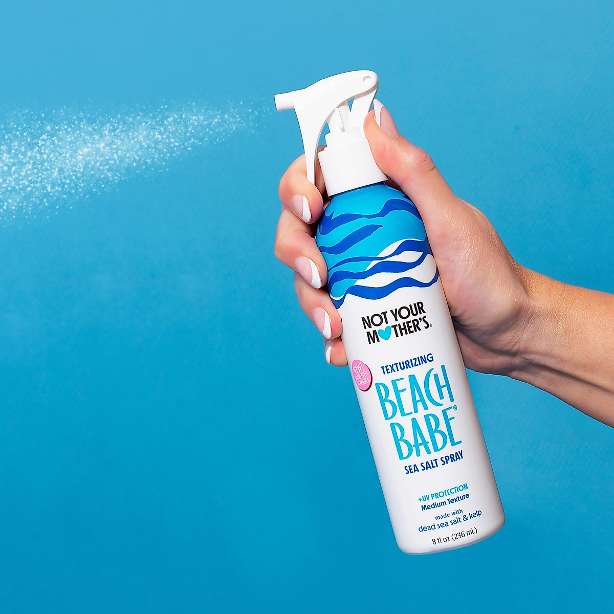Not Your Mother's Beach Babe Sea Salt Spray (3-Pack) - 8 fl oz - Texturizing Spray for Tousled Hair - Add Texture and Grit to Hair with a Matte Finish