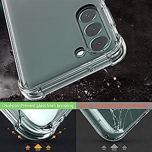 Osophter Samsung Galaxy S23 Plus Case - Clear, TPU Shock-Absorbing, Reinforced Corners, Flexible Phone Cover
