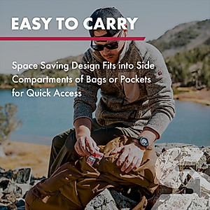 SABRE Frontiersman Bear Horn with On/Off Locking Top, 130dB Heard Up to 0.5-Miles Away Helps Keep Bears Away, Compact & Reusable with 60 1/4-Second Bursts