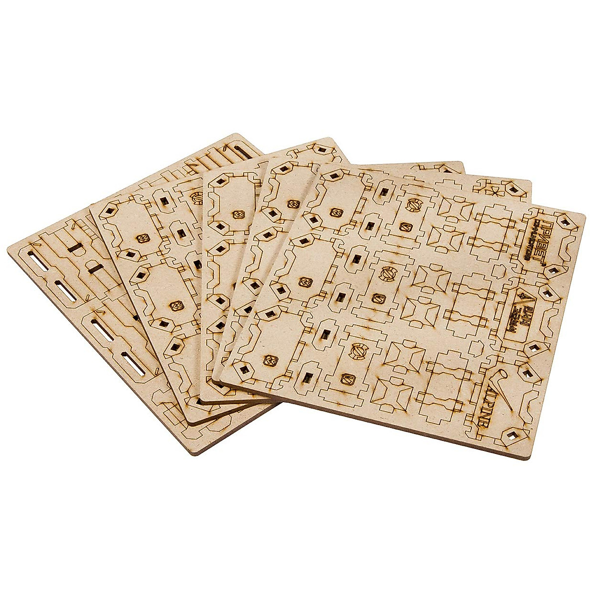 The Broken Token Mettle Shell Crates - MDF Terrain Objects for Sci-Fi Games and Wargaming