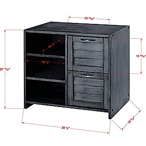 Donco Kids 2 Drawer with Shelves