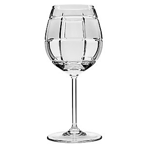 Neman TM8560 (SET of 6), 10 Oz. Hand-Made Crystal Wine Glasses on a Long Stem, Clear Red/White Wine Glasses, Wedding Gift Drinkware, Set of 6