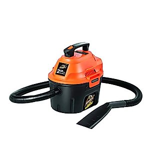 Armor All, AA255 , 2.5 Gallon 2 Peak HP Wet/Dry Utility Shop Vacuum , Orange