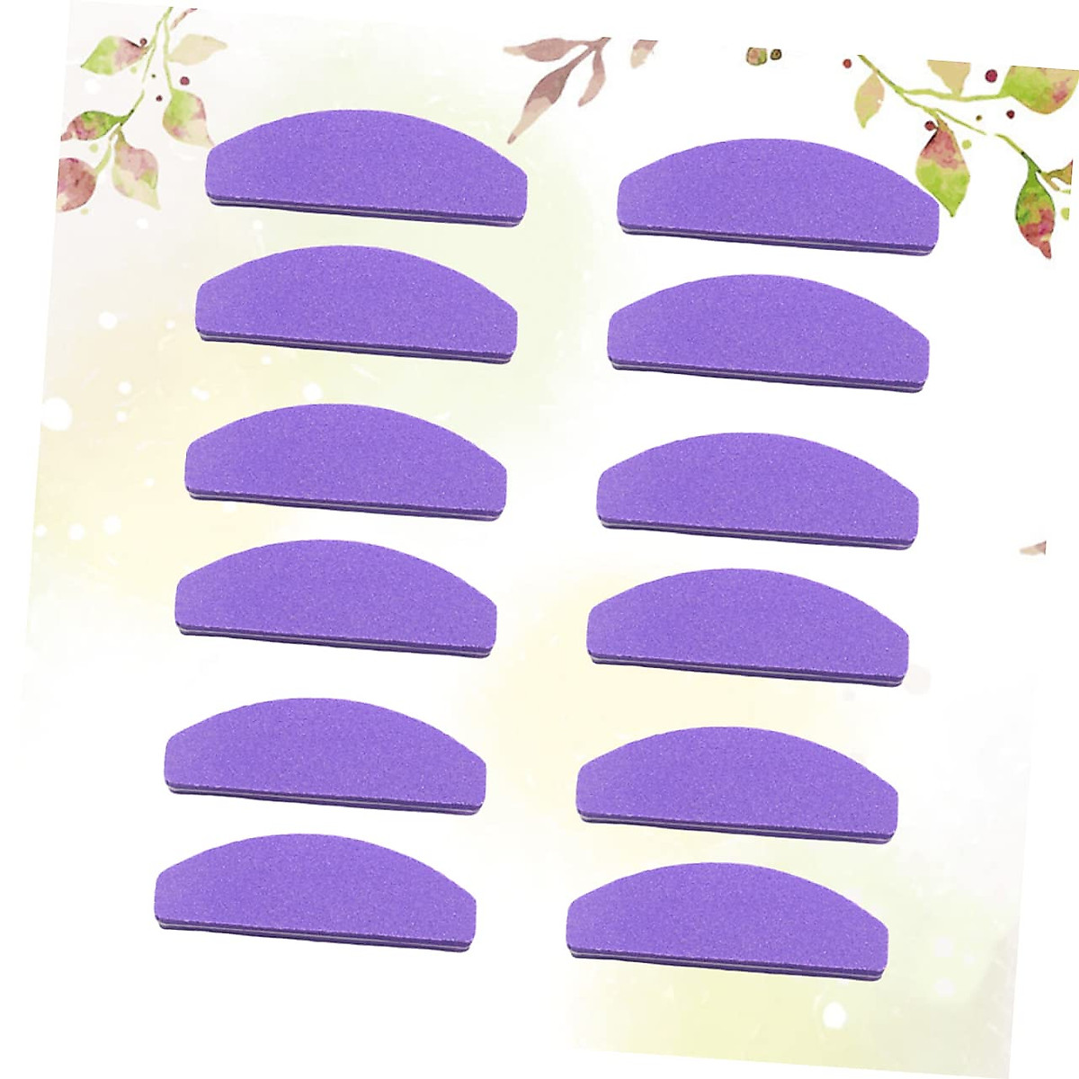 Beavorty Nail Tools 20PCS False Nail File Manicure Nail Board Toenail File Nail Sanding Block Polisher Buffing File Board for feet Mini Nail kit Nail Files Tool False Nails Natural Purple