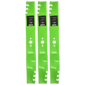 8TEN LawnRAZOR Mower Blade for Husqvarna HU550F HU550FH HU675FE HU725E HU725FH HU775H 580244001 580244002 (Mulching) 3 Pack