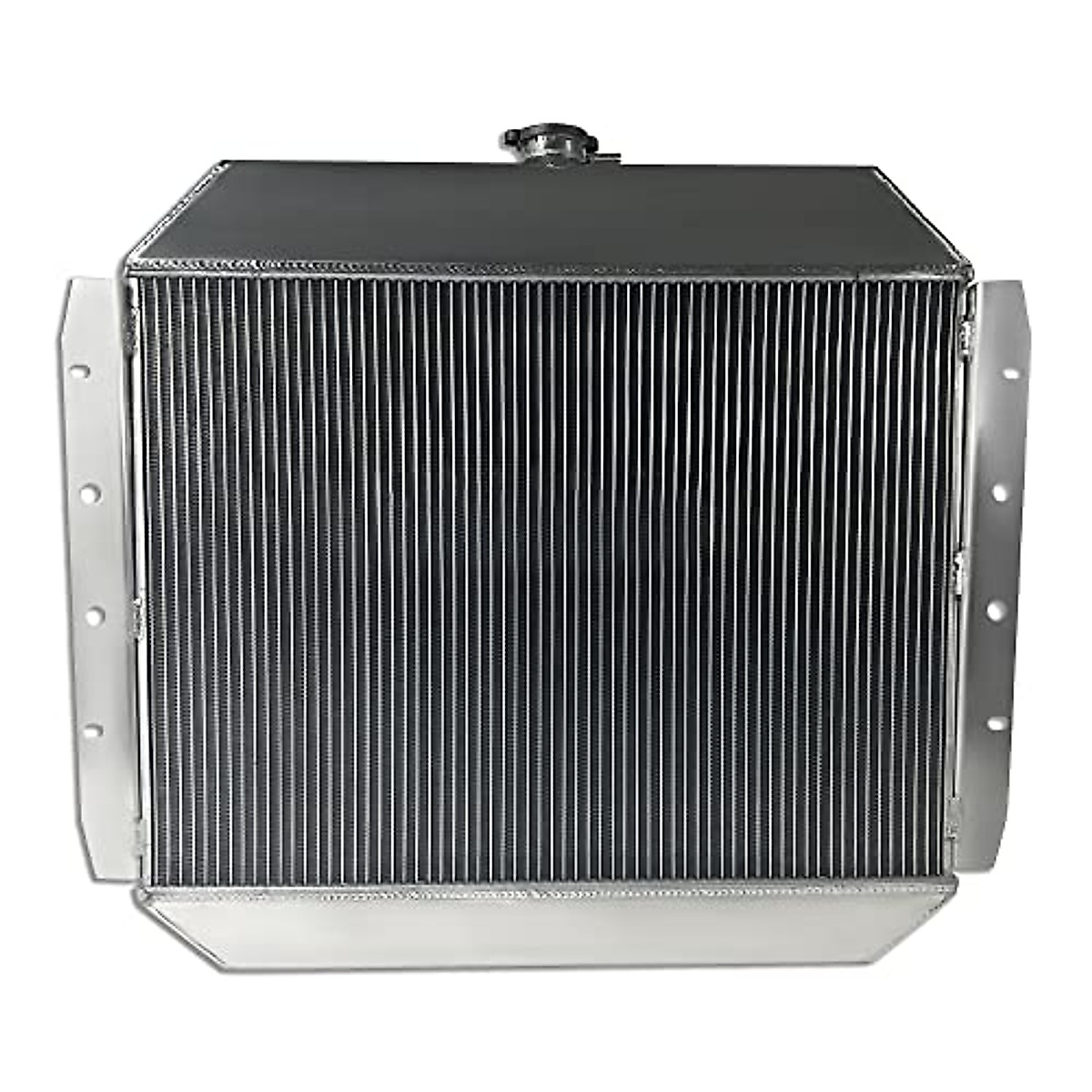 DEMOTOR PERFORMANCE 3 Row Aluminum Radiator For Ford F100 F150 F250 F350 / Bronco AT MT 1966-1979