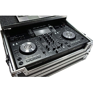 Harmony Audio HCXDJRRLT Flight Angle Glide Laptop Stand DJ 1U Rack Case Compatible with Pioneer XDJ-RR