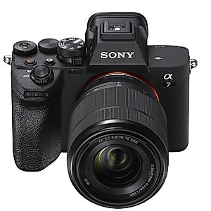 Sony a7 IV Mirrorless Digital Camera with 28-70mm Lens + 128GB Memory + Case + Tripod + Filters (38pc Bundle)