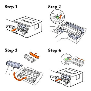 InkGo Compatible Toner Cartridge Replacement for Brother TN760 (Black, 2-Pack) (IG-TN760(2))