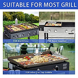 Stainless Steel Griddle Spatula Holder, Barbecue Spatula Holder ,Griddle Accessories for Blackstone Griddle Camp Chef Flat Top Griddle and Other Grill Griddles, Blackstone Grill Accessories -1 Pack