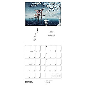 Haiku: Japanese Art and Poetry 2024 Wall Calendar