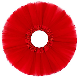 Red Tutu Toddler Tutu Baby Tutu Red Tutu for Girs Red Tulle Skirt Baby Tutu Skirt Red Toddler Tutu Skirt Infant Tutu