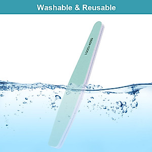 Diesisa 15pcs 1000/4000 Grit Nail Files for Natural Nails, Emery Boards for Natural Files, Double-Sided Nail Buffering Manicure Pedicure Nail Supplies Tools for Toenail Fingernail for Home & Salon