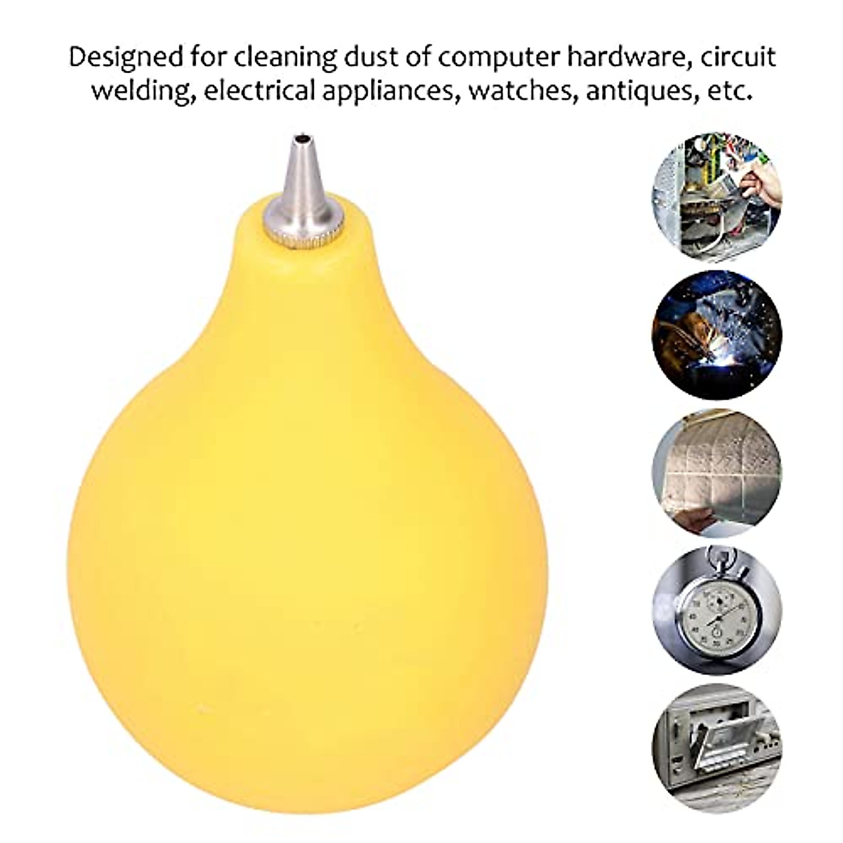 Rubber blowers Rubber Dust Blower Ball Air Blowing Dust Cleaning Tool for Watch Mobile Phone Computer Repairing