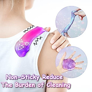 36 Packs Unicorn Slime Kit, Unicorn Party Favors for Kids, Pretty Stretchy & Non-Sticky Galaxy Slime Pack, Slime Party Favors for Girls & Boys Goodie Bag Stuffers