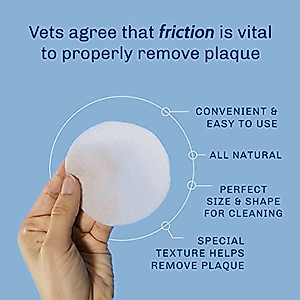 TrueBlue Parsley & Peppermint Fast and Fresh Dog Dental Swipes – Pre-Moistened Teeth Cleaning Pads - Non-Toxic, All-Natural Tooth Cleansing– 50 Count