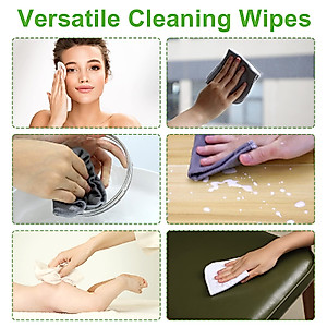 haakaa Reusable Cotton Cloth Wipe - Ultra Soft Absorbent Baby Diaper Wipe|Washable Home Kitchen Cleaning Rags|Safe Personal Baby Care Tissue -16PK Size L