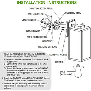 Extra Large Outdoor Wall Lantern,20 Inch Outdoor Wall Lights, Exterior Waterproof Wall Sconce, Anti-Rust Wall Mounted Lighting with Glass Shade, Matte Black Wall Lamp with E26 Socket for Porch, 2 pack