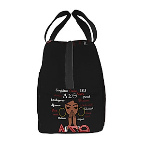 Sorority Gifts Lunch Bag For Women Men Insulated Lunch Box For Adult Reusable Lunch Tote Bag For Work, Picnic, Travel