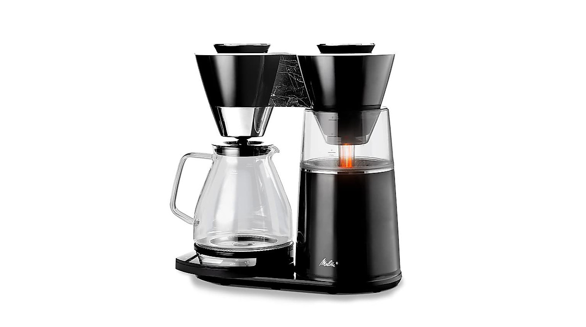 Melitta Vision Marble Black Coffee Maker - 12-Cup Programmable Brew
