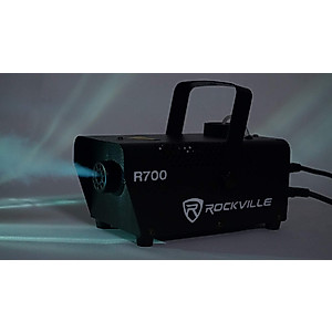 Rockville R700 Fog/Smoke Machine w/Remote + Fluid Quick Heatup + Carry Bag