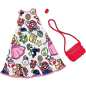 Barbie Super Mario Fashion, White