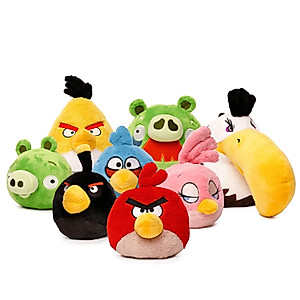 Mighty Mojo Angry Birds - Green Pig - 7 Inch Collectible Plush Doll - Officially Licensed - Super Soft, Cuddly Doll for Kids and Adults - Original Series