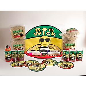 Bee Wick 420ft of 100% Organic Hemp Wick Made with American Beeswax (1.0mm)