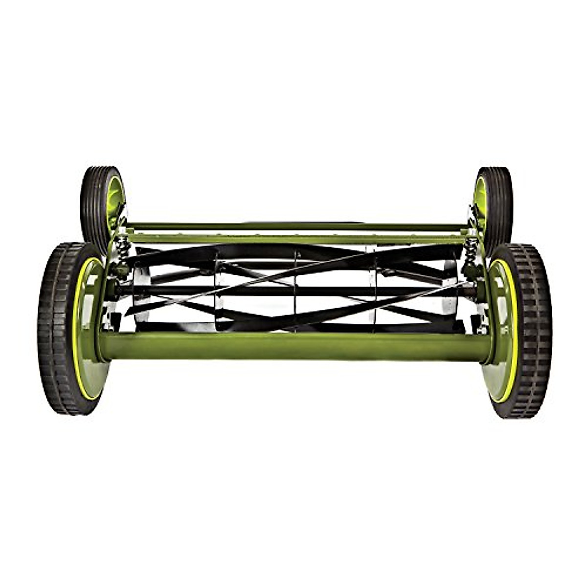 Sun Joe FBA MJ502M Reel Mower w/ 8.5-Gallon, 9-Position Height Adjustment, Foam Grip, Compact Design, Green, 20-Inch Manual w/Grass Catcher