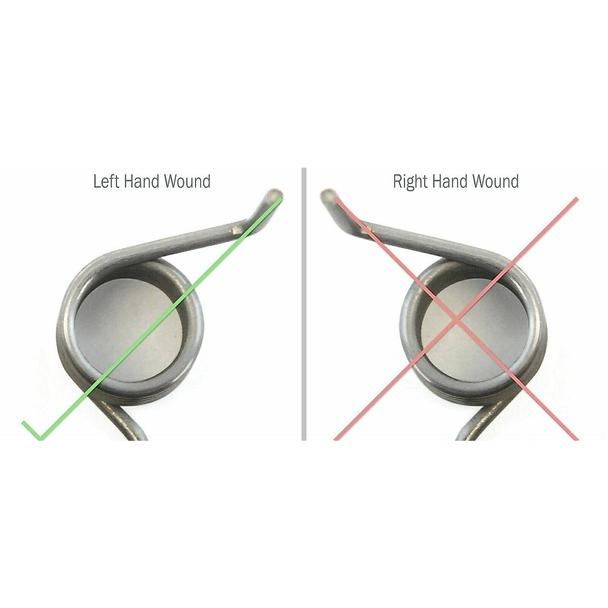 Zhiqinge for Refrigerator French Door Spring New Premium Heavy Duty Replacement Repair 2pc