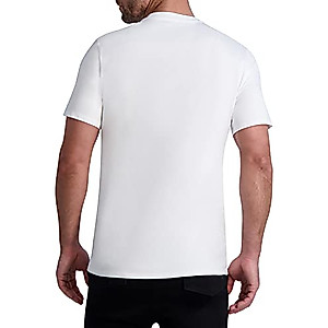 Karl Lagerfeld Paris Men's Soft Cotton Crew Neck T-Shirt, White, XX-Large