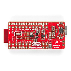 SparkFun RedBoard Artemis Nano Machine Learning Development Board Includes BLE 1 megabyte of Flash USB-C Qwiic I2C MEMS Microphone Compatible with Arduino IDE TenserFlow Models Small Footprint