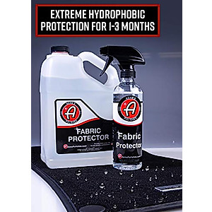 Adam's Fabric Protector (16 Oz) - Protect Carpets, Convertible Fabric Tops, Seats, and Interior Surfaces - Durable, Hydrophobic Treatment That is Safe on Fabric, Carpet, Upholstery, and More