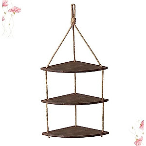 GRIRIW 1pc Storage Shelves Storage Shelfs Storage Stand Light Brown Storage Racks