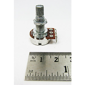 2-pack 250K Long-Shaft Audio-Taper Guitar Volume Potentiometers