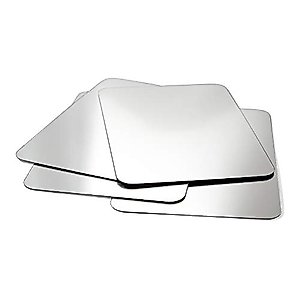 hand2mind Plastic Mirrors, 4" x 6" (Pack of 4)