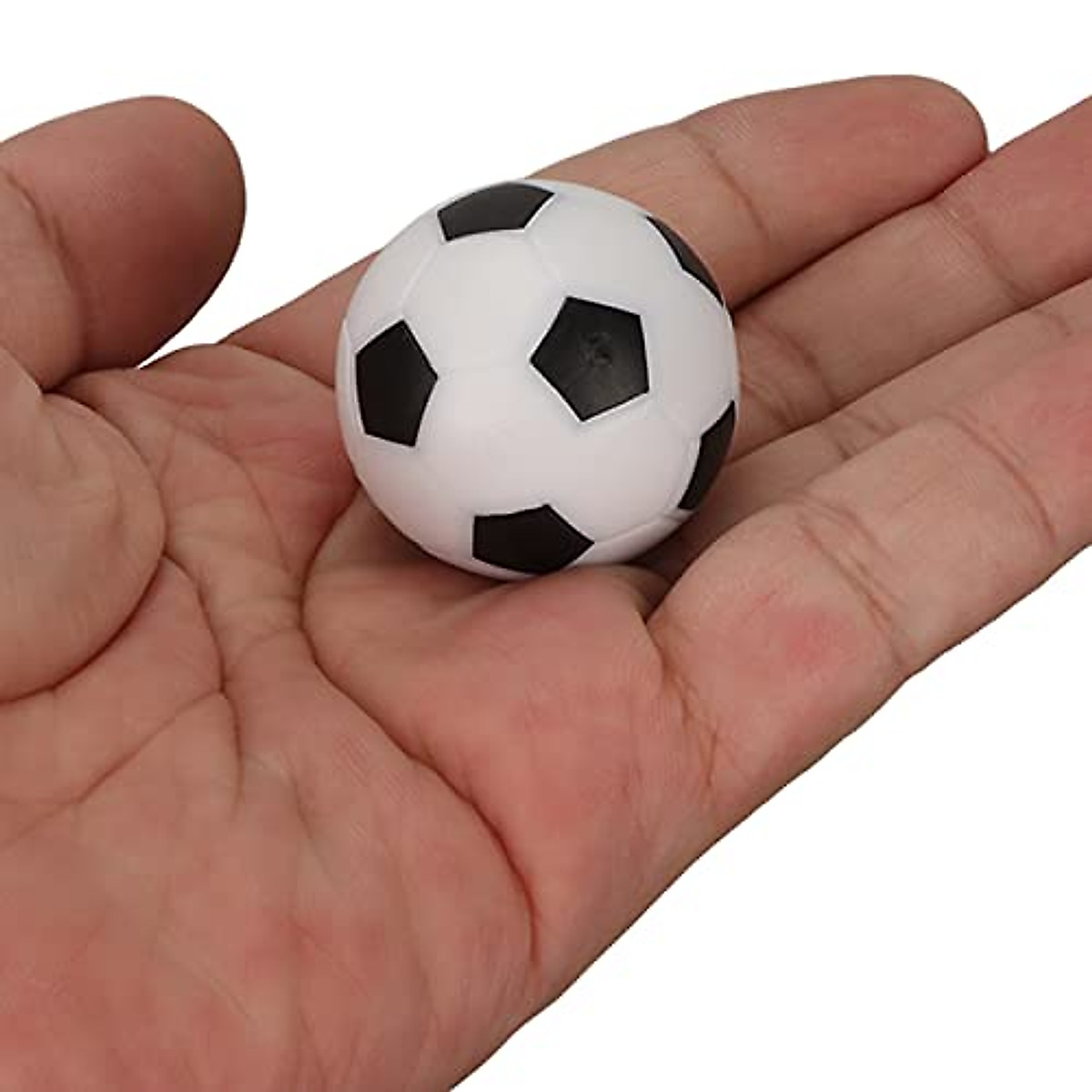 GLOGLOW Mini Soccer Aquarium Decoration, 10Pcs Fish Tank Soccer Decoration Lifelike Shape Floating Fish Tank Soccer Decoration for Aquarium Decoration (S)