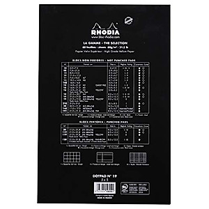 Rhodia Black Dot Pad N 19, 8.3 x 12.5