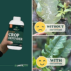 PetraGrow Crop Defender Leaf Guard Super Ready-to-Use Pesticide, Miticide, Plant Fungicide, Insecticide for Indoor Plants, Spider Mite Spray, Powdery Mildew Spray for Plants, Predatory Mites - 1 Gal