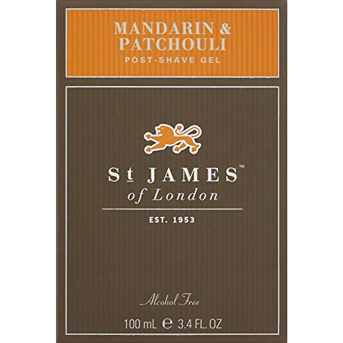 St James of London Mandarin & Patchouli Post Shave Gel, 3.4 Fl Oz