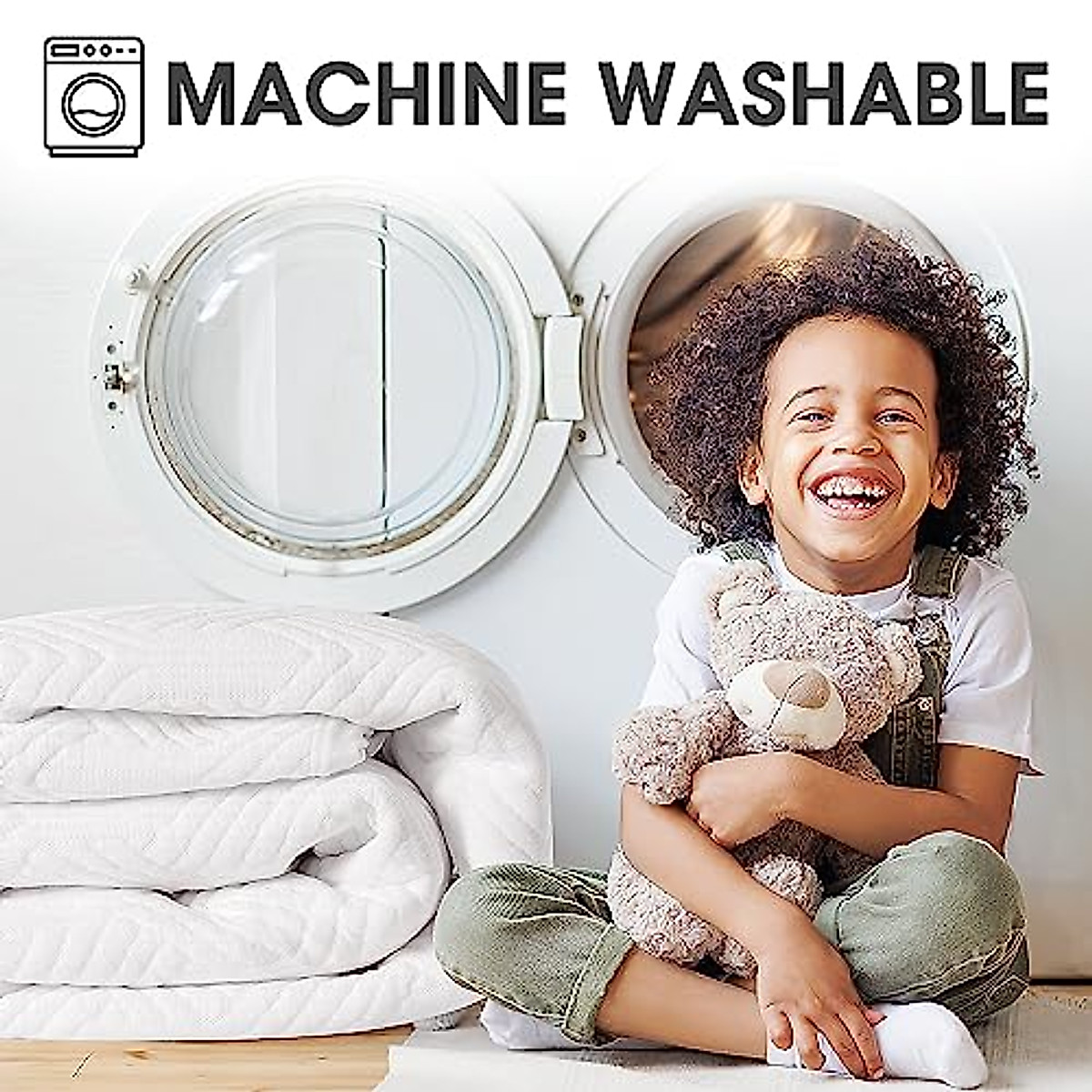 HYLEORY California King Size Waterproof Mattress Protector Viscose Made from Bamboo Cooling Mattress Pad Cover Breathable Soft 3D Air Fabric Noiseless Washable Fitted Sheet with Deep Pocket Up to 21"