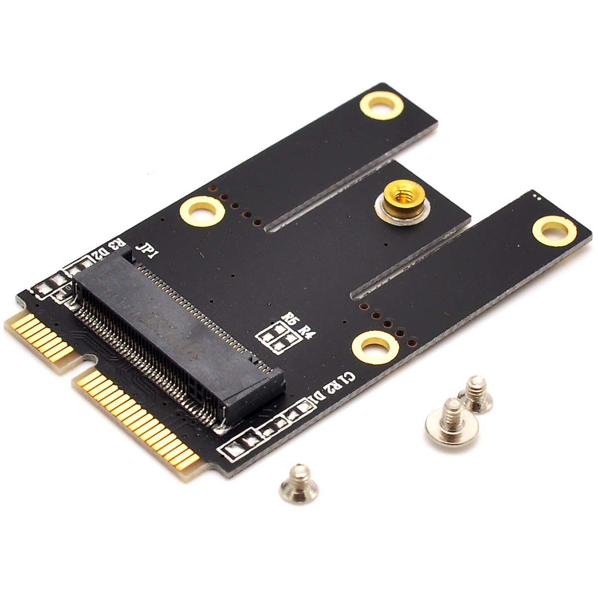 Deal4GO NGFF M.2 (Key-A+E/Key-E) to Mini PCI-E Express Adapter Converter Full Size/Half Size mPCIe Slot for Intel AX210 AX200 9260 8265 8260 7260 3165 WiFi Card