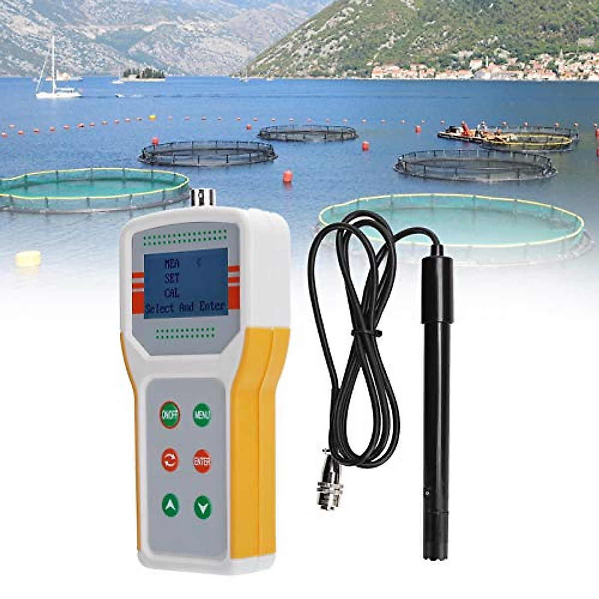 Dissolved Oxygen Meter, Dissolved Oxygen Analyzer JPB?607A DO Meter Dissolved Oxygen Detector Water Tester for Aquaculture Fish Pond