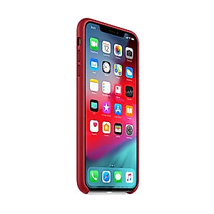 Apple iPhone Xs Max Leather Case - (PRODUCT) RED