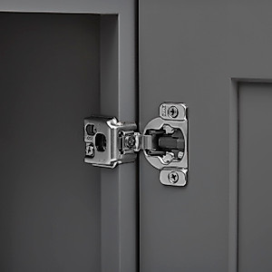 ONESTOCK Gray Shaker Wall Cabinet - Ready to Assemble, Perfect for Kitchen, Laundry, Garage or Bathroom Storage - 30" W x 15" H x 12" D