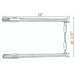 Firsgrill Professional Replacement for Weber Spirit I & II 200 Series Spirit E-210 E-220 Spirit S-210, S-220 Burner Flame Cooking Grills (Burners & Heat Plate)