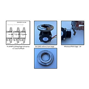 Flow Meter Including Flow Sensor, Digital Display, Flow and Accumulated Volume Measurements in Gallons or Liters, 2 AA Batteries or 1.8-5.5VDC External Power Supply, New! Longer Battery Life